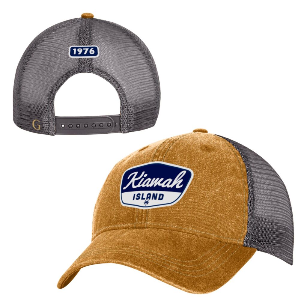 Kiawah Island Patch Pigment Dyed Trucker - Kiawah Island Golf Resort Shop